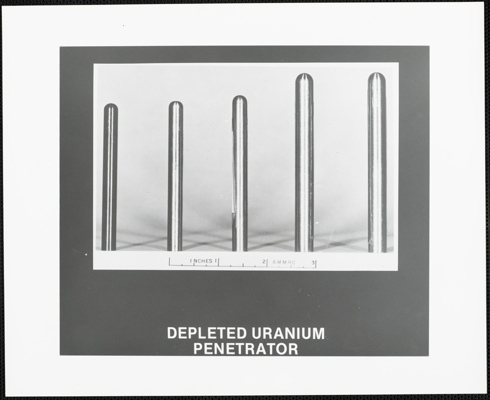 Depleted uranium penetrator - Digital Commonwealth