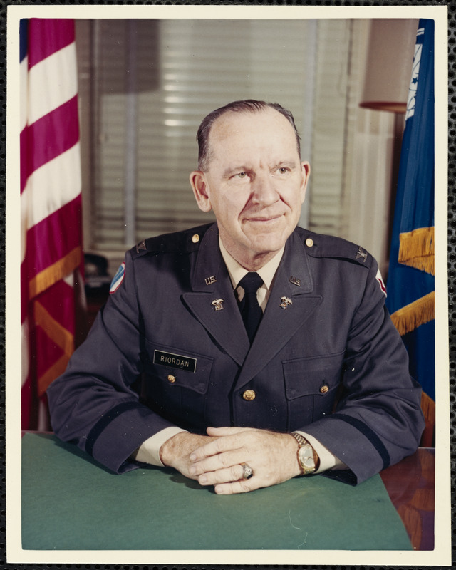 Portrait of Col. Riordan C.O. - Digital Commonwealth