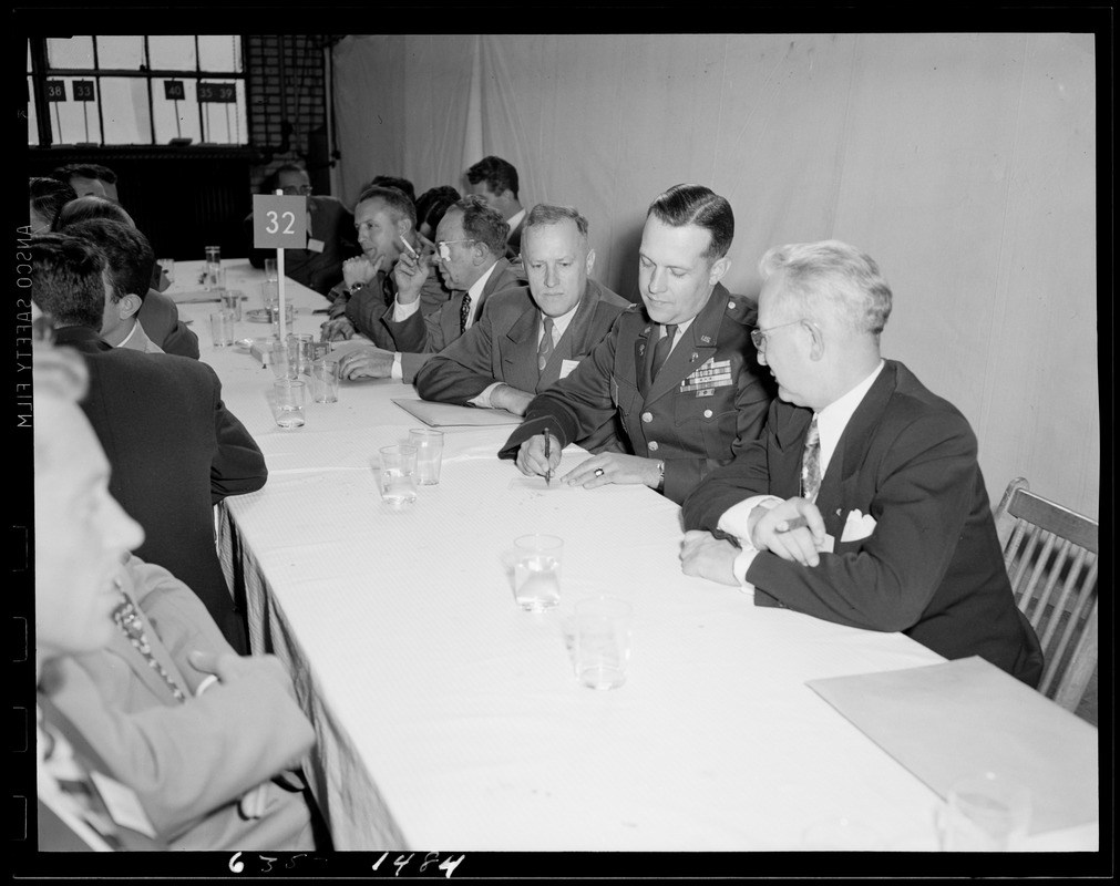 Men at table - Digital Commonwealth