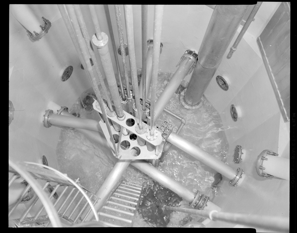 Reactor core and beam tubes - Digital Commonwealth