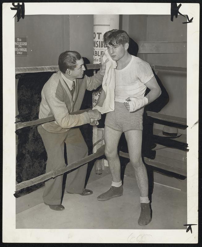 Father and Son of Ring - Trainer and manager Teddy Ruffin (left) who ...