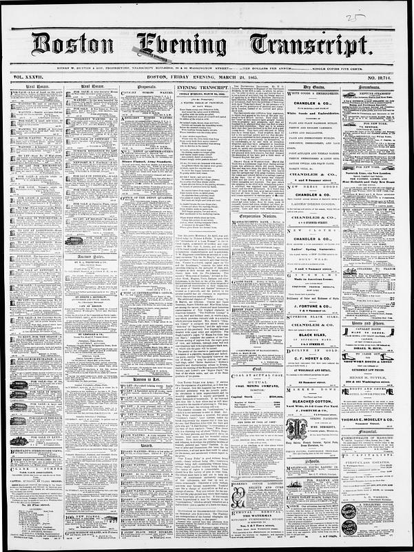 Boston Evening Transcript - Digital Commonwealth