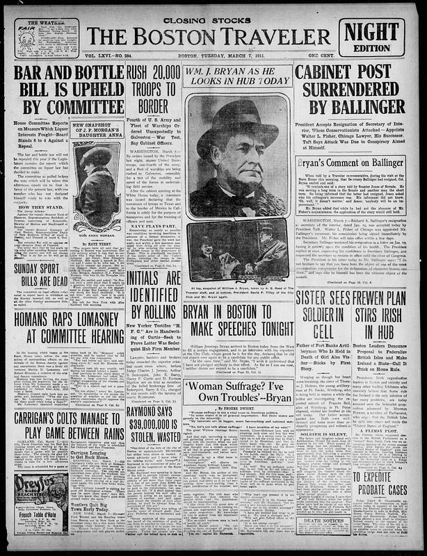 The Boston Traveler. March 07, 1911 - Digital Commonwealth