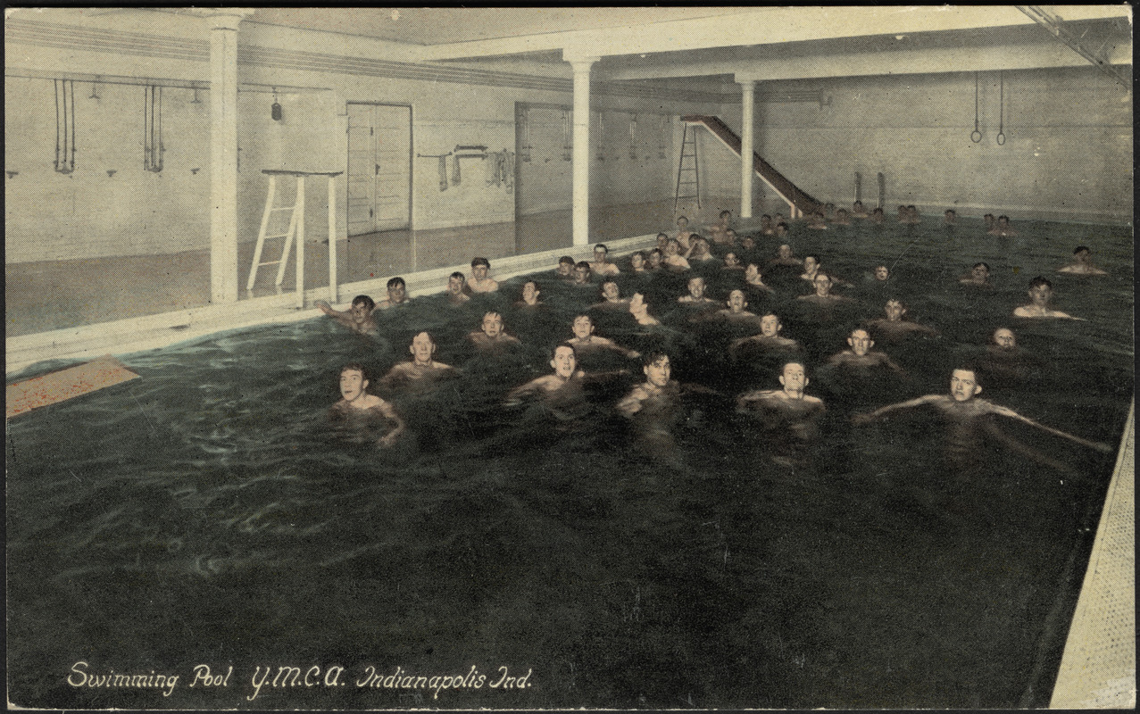 Swimming pool Y.M.C.A. Indianapolis Ind. - Digital Commonwealth