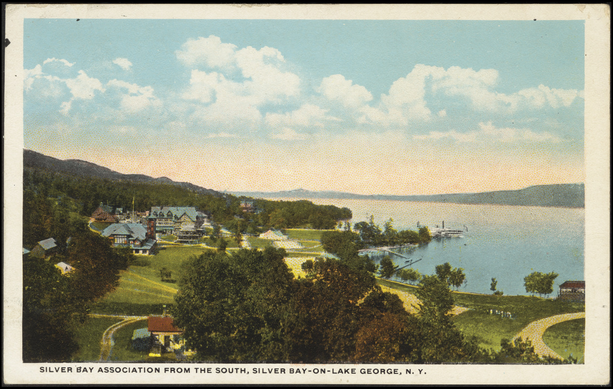 Silver Bay Association from the south, Silver Bay - on - Lake George, N ...
