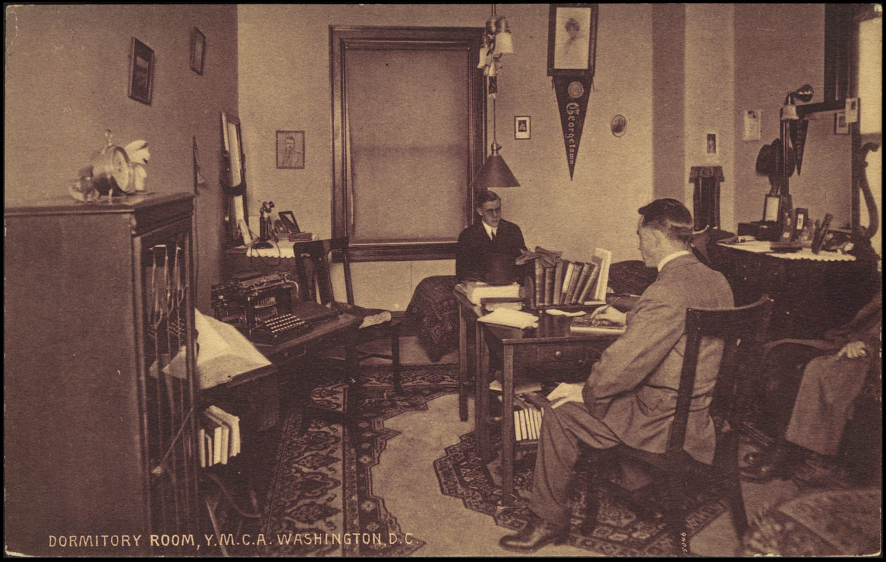 Dormitory room, Y.M.C.A.Washington, D.C. - Digital Commonwealth
