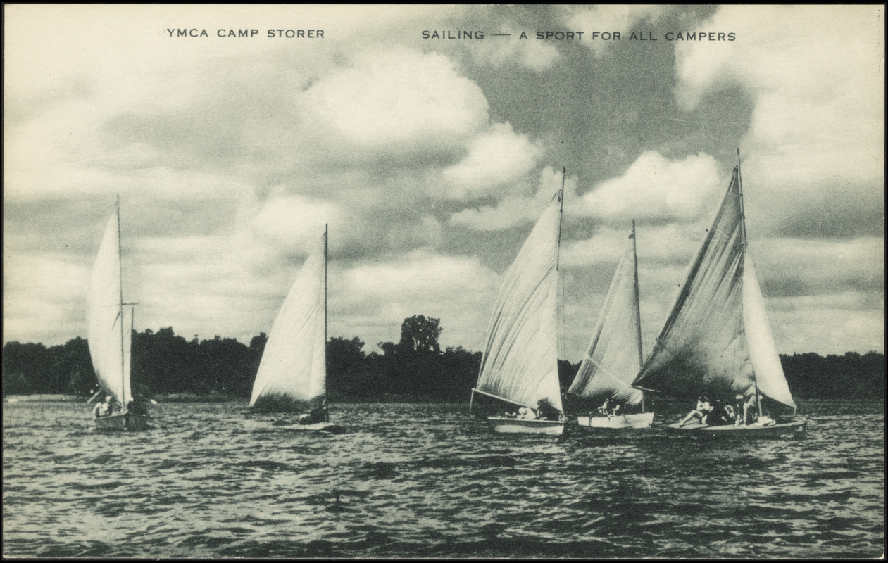 YMCA camp storer sailing - a sport for all campers - Digital Commonwealth
