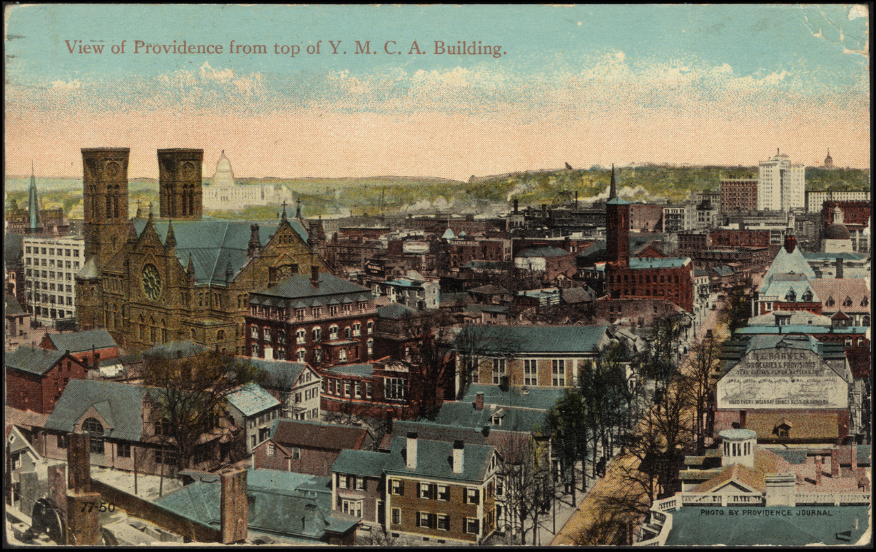 View of Providence from top of Y.M.C.A. building - Digital Commonwealth