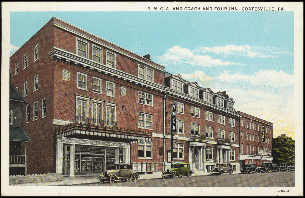 Y.M.C.A. and Coach and Four Inn, Coatesville, Pa. - Digital Commonwealth