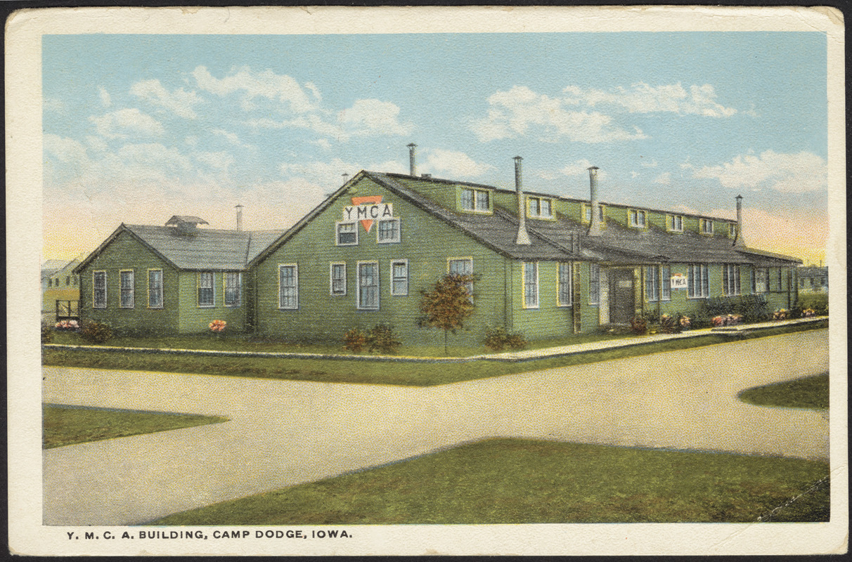 Y.M.C.A. building, Camp Dodge, Iowa - Digital Commonwealth
