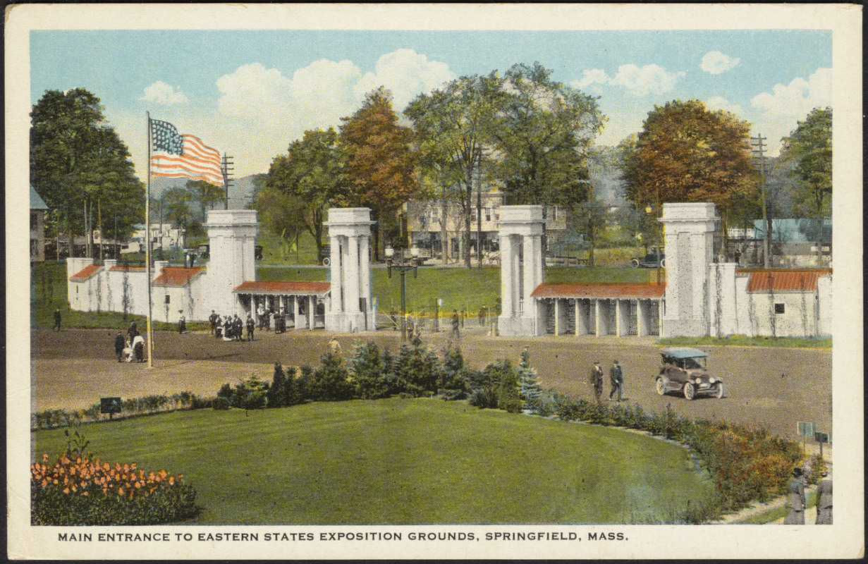 Main entrance to Eastern States Exposition Grounds, Springfield, Mass ...