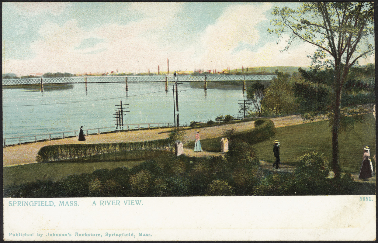 Springfield, Mass. A river view - Digital Commonwealth