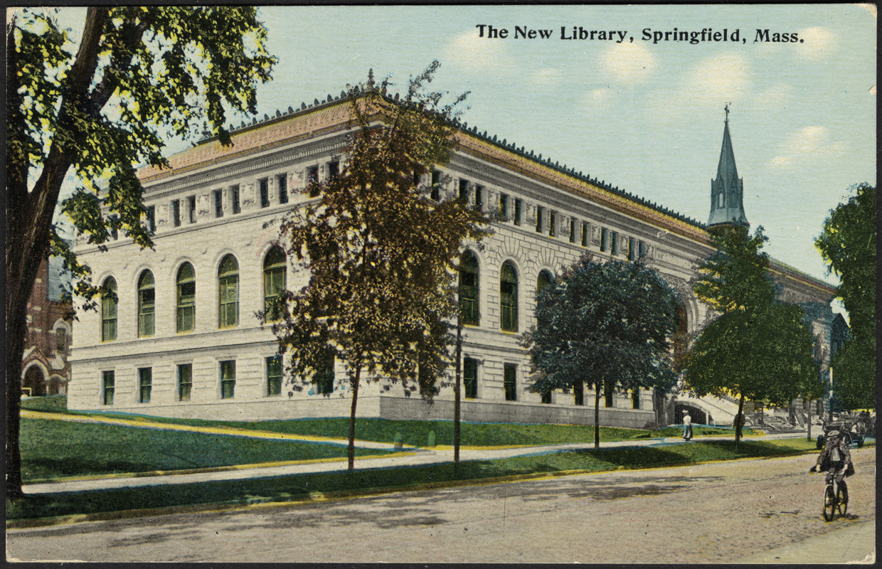 The new library, Springfield, Mass. - Digital Commonwealth