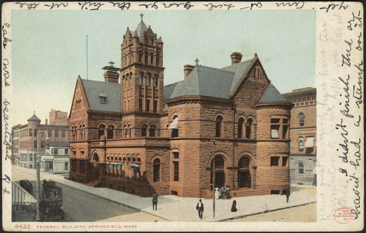 Federal building. Springfield, Mass. - Digital Commonwealth