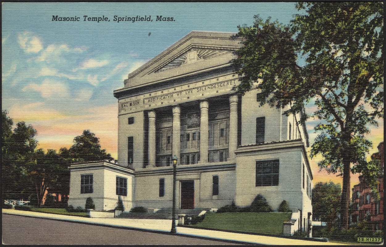 Masonic Temple, Springfield, Mass. - Digital Commonwealth