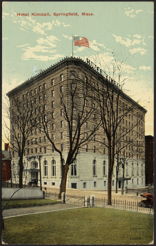 Hotel Kimball, Springfield, Mass. - Digital Commonwealth