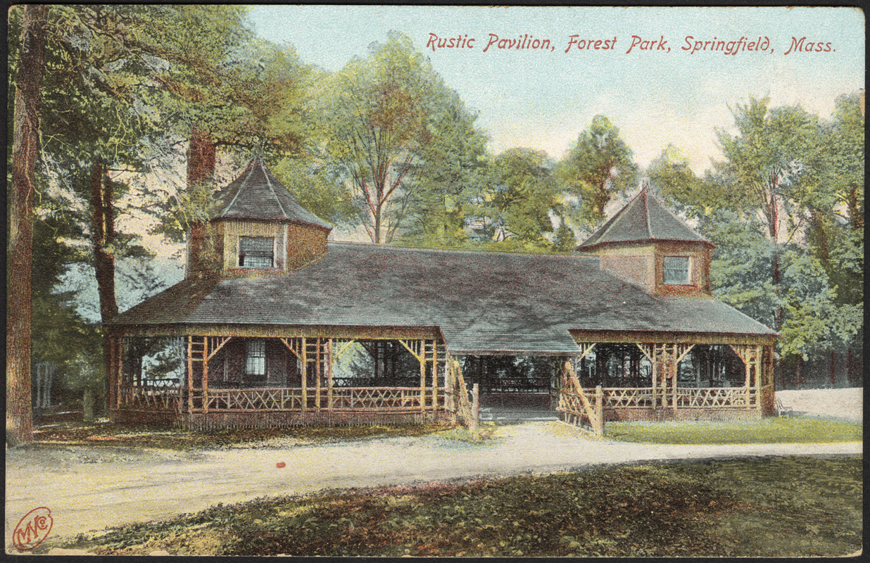 Rustic Pavilion, Forest Park, Springfield, Mass. - Digital Commonwealth