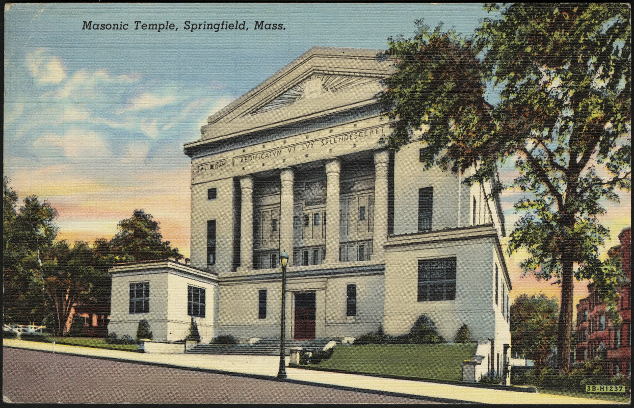 Masonic Temple, Springfield, Mass. - Digital Commonwealth