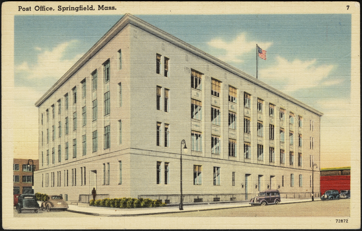 Post office, Springfield, Mass. - Digital Commonwealth