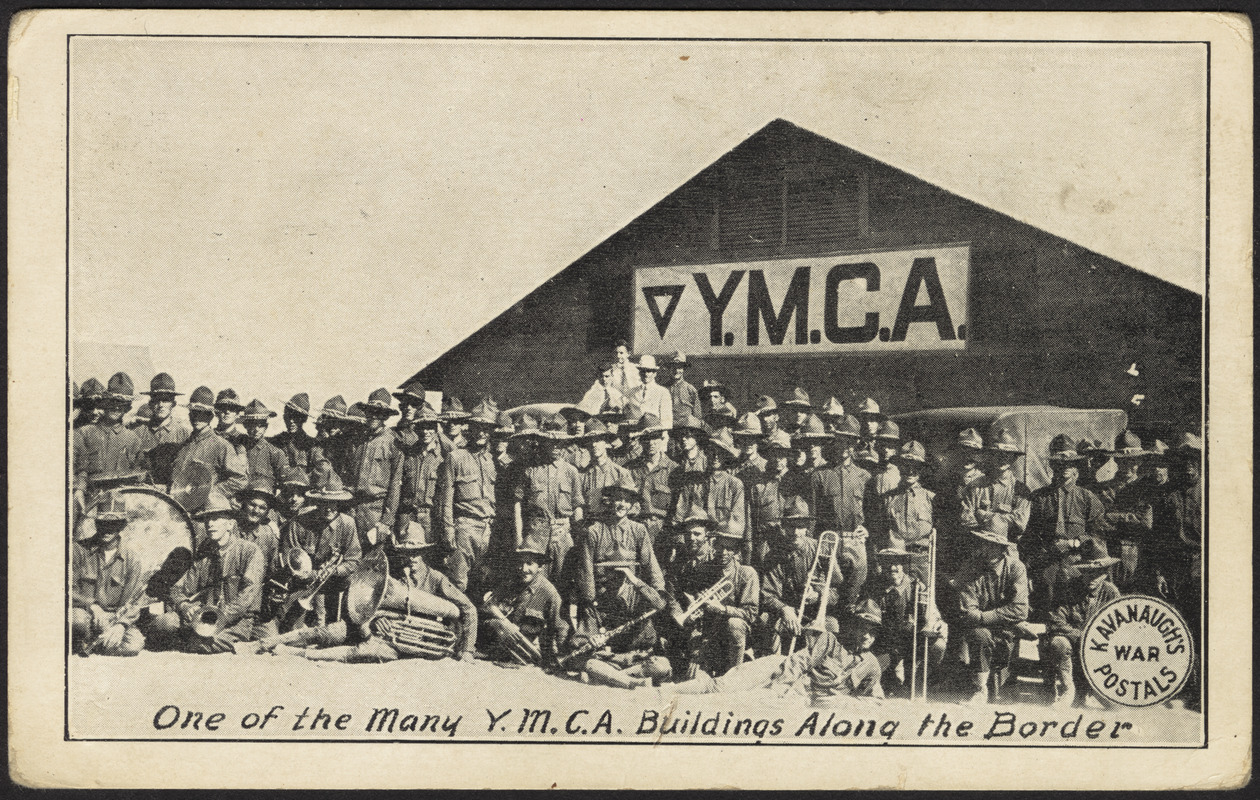 One of the many Y.M.C.A. buildings along the border - Digital Commonwealth