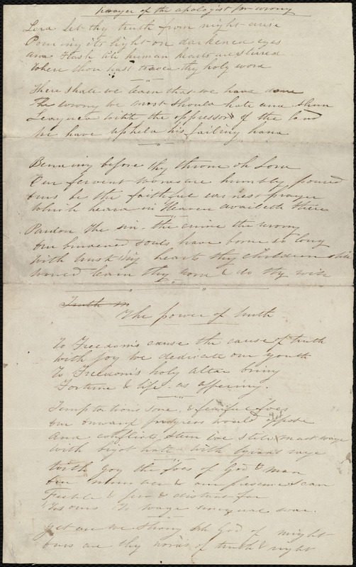 Poems by Caroline Weston - Digital Commonwealth