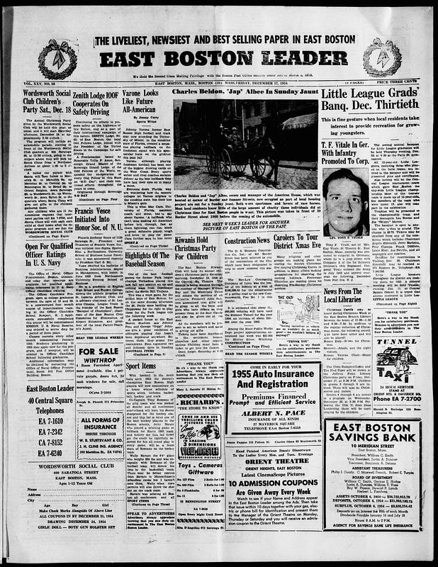 East Boston Leader, December 17, 1954 - Digital Commonwealth