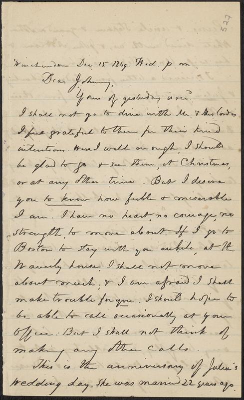 Letter From Zadoc Long to John D. Long, December 15, 1869 - Digital ...