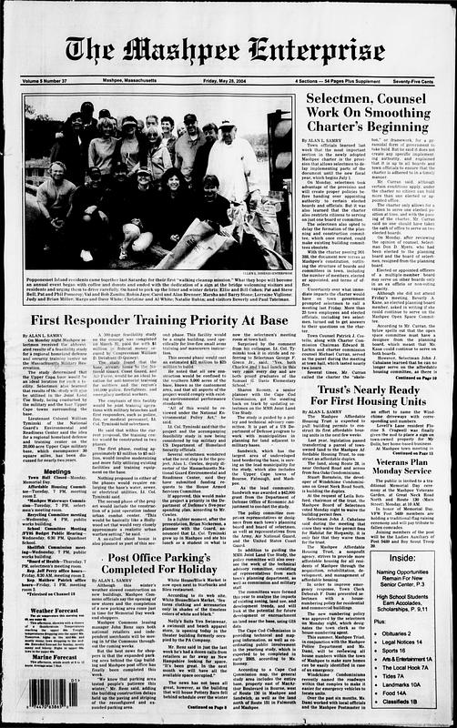 The Mashpee Enterprise. May 28, 2004 - Digital Commonwealth