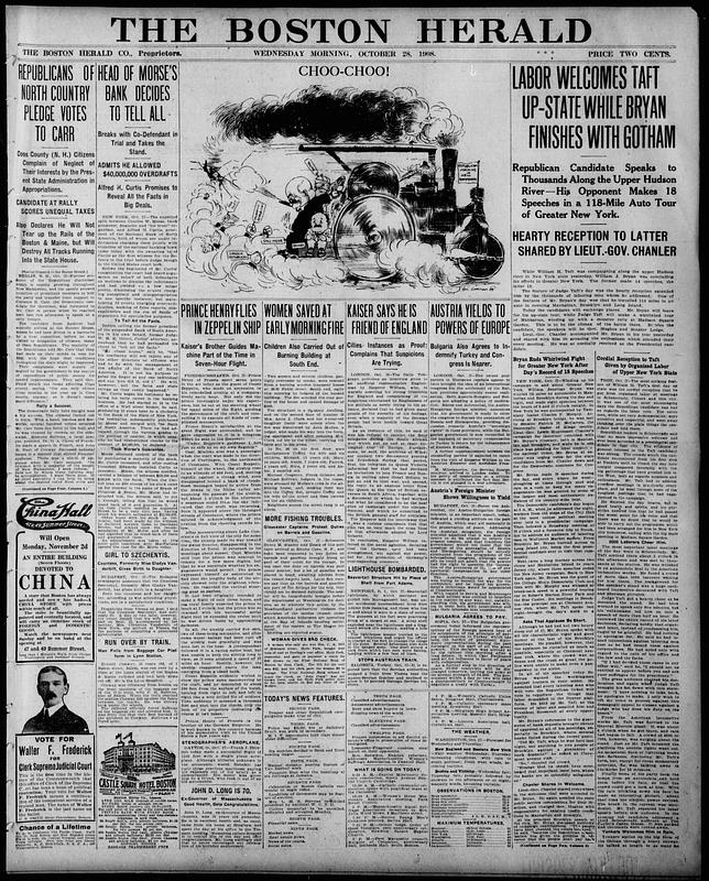 The Boston Herald. October 28, 1908 - Digital Commonwealth