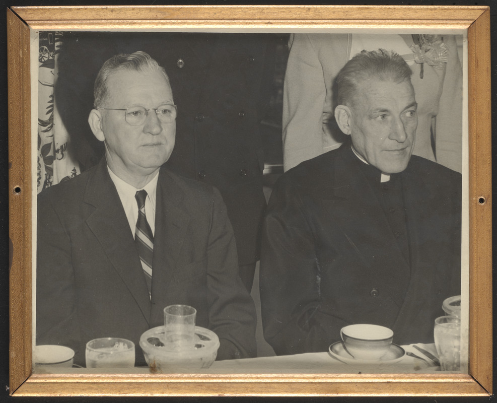 John B. Hynes and Archbishop Richard James Cushing - Digital Commonwealth
