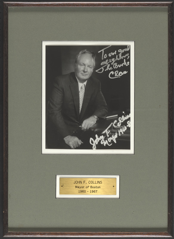 John F. Collins, mayor of Boston, 1960-1967 - Digital Commonwealth