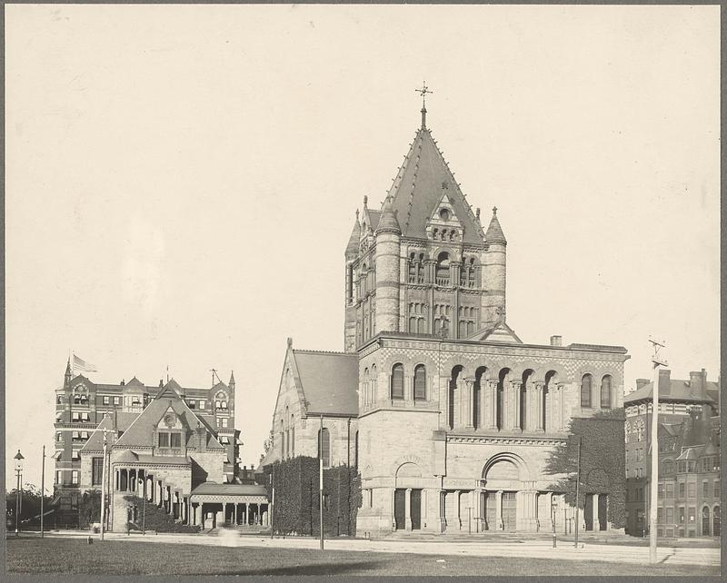 Boston, Trinity Church, exterior - Digital Commonwealth