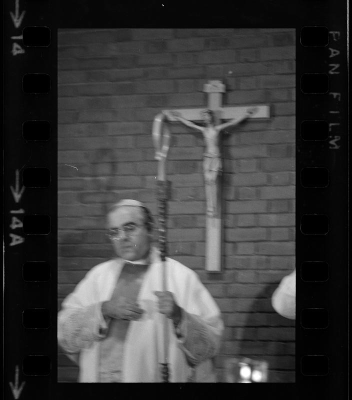 Cardinal Medeiros conducts mass, South End - Digital Commonwealth