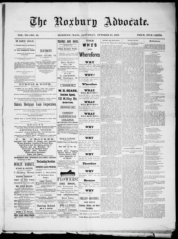 The Roxbury Advocate - Digital Commonwealth
