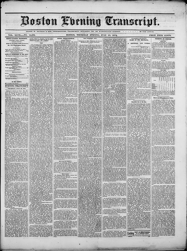 Boston Evening Transcript - Digital Commonwealth