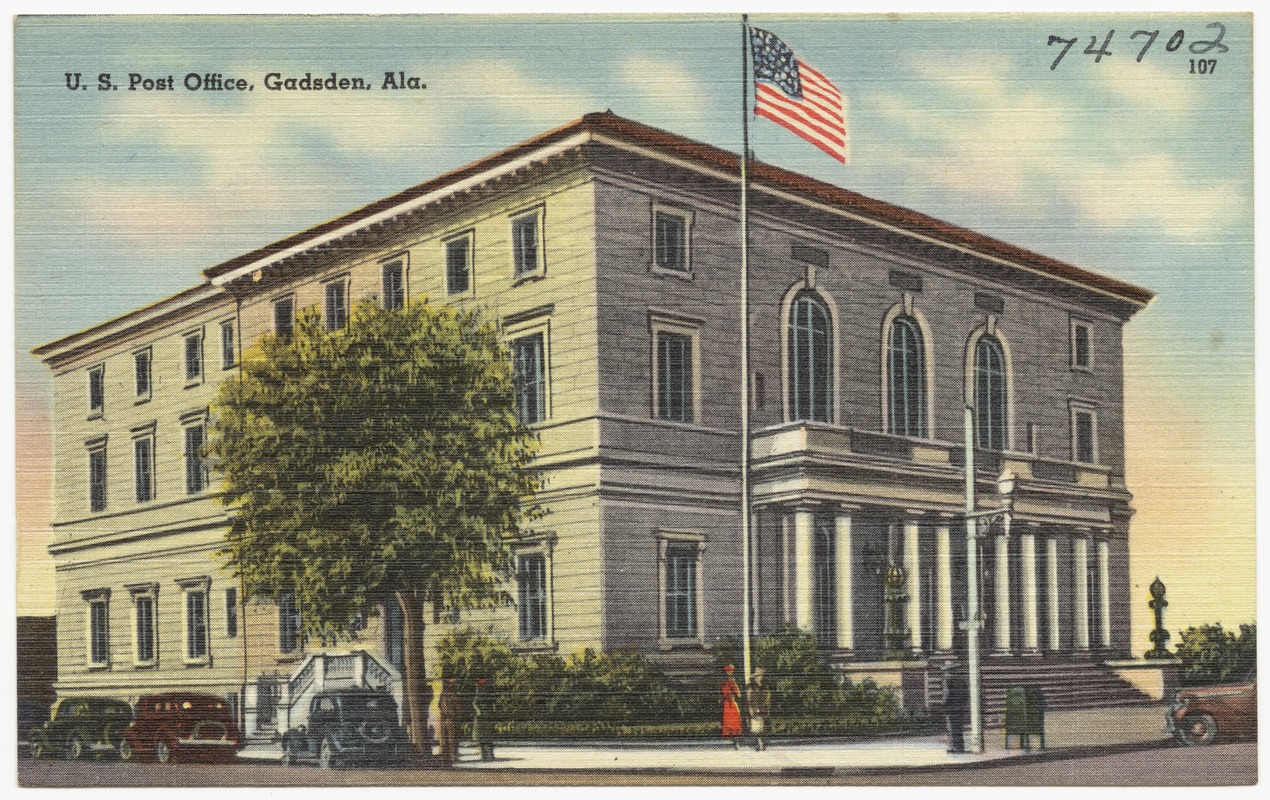 U.S. Post Office, Gadsden, Ala. - Digital Commonwealth