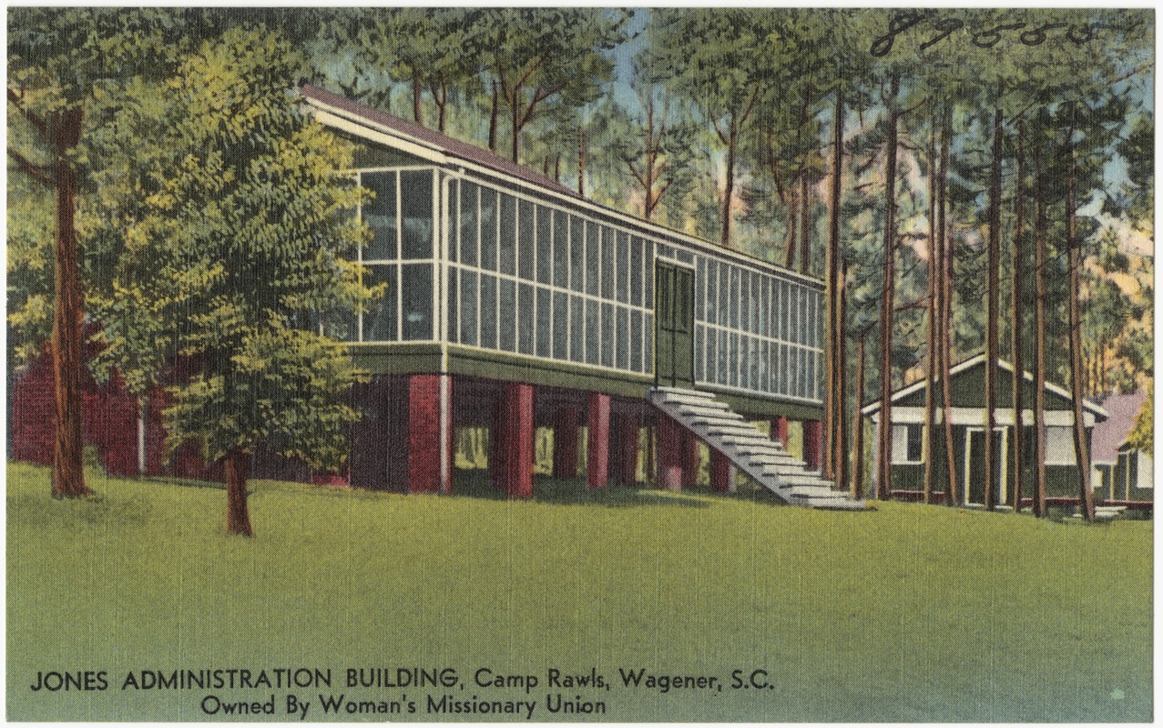 Jones Administration building, Camp Rawls, Wagener, S. C., owned by ...