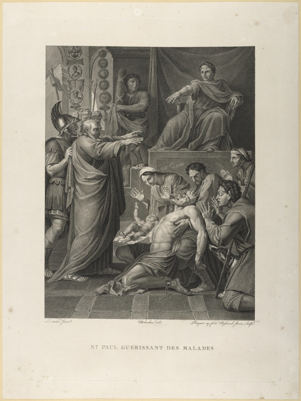 St. Paul Guerissant Des Malades: St. Paul Healing the Sick - Digital ...
