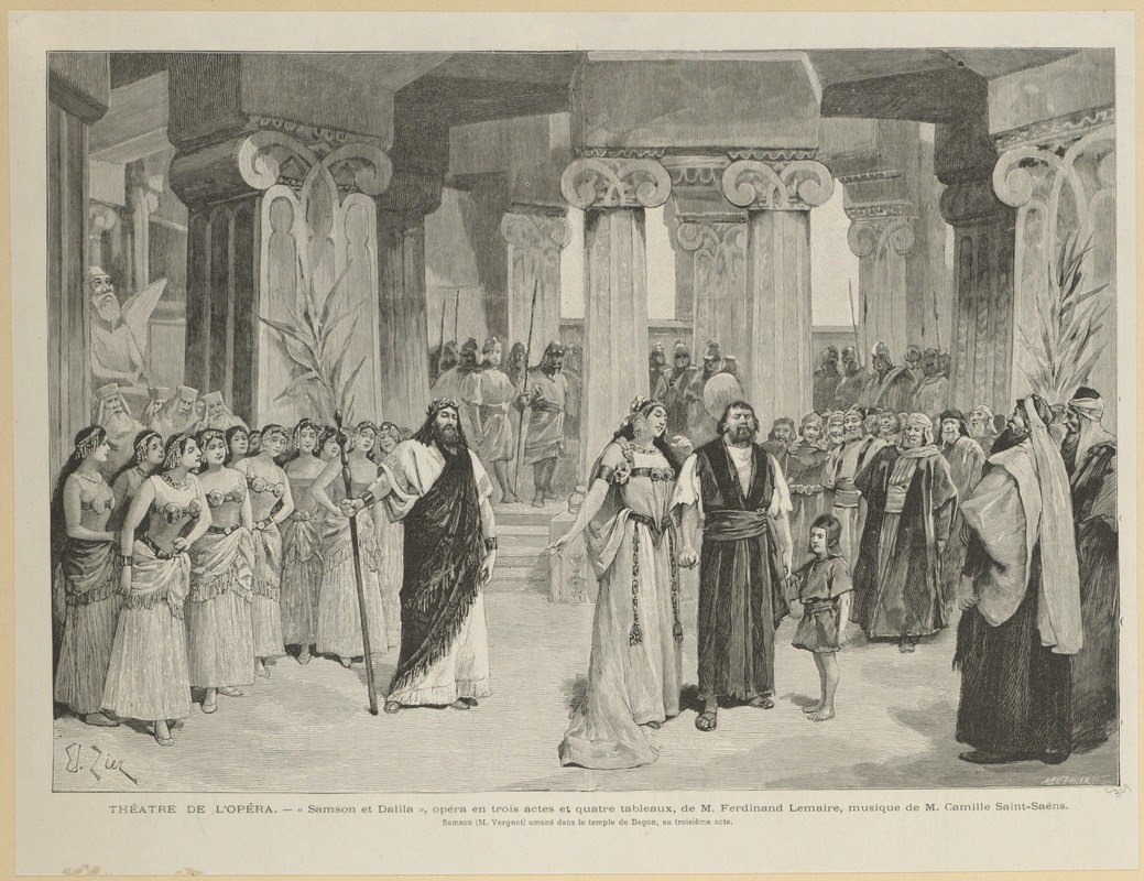 Theatre de L'Opera- Samson et Delilah - Digital Commonwealth