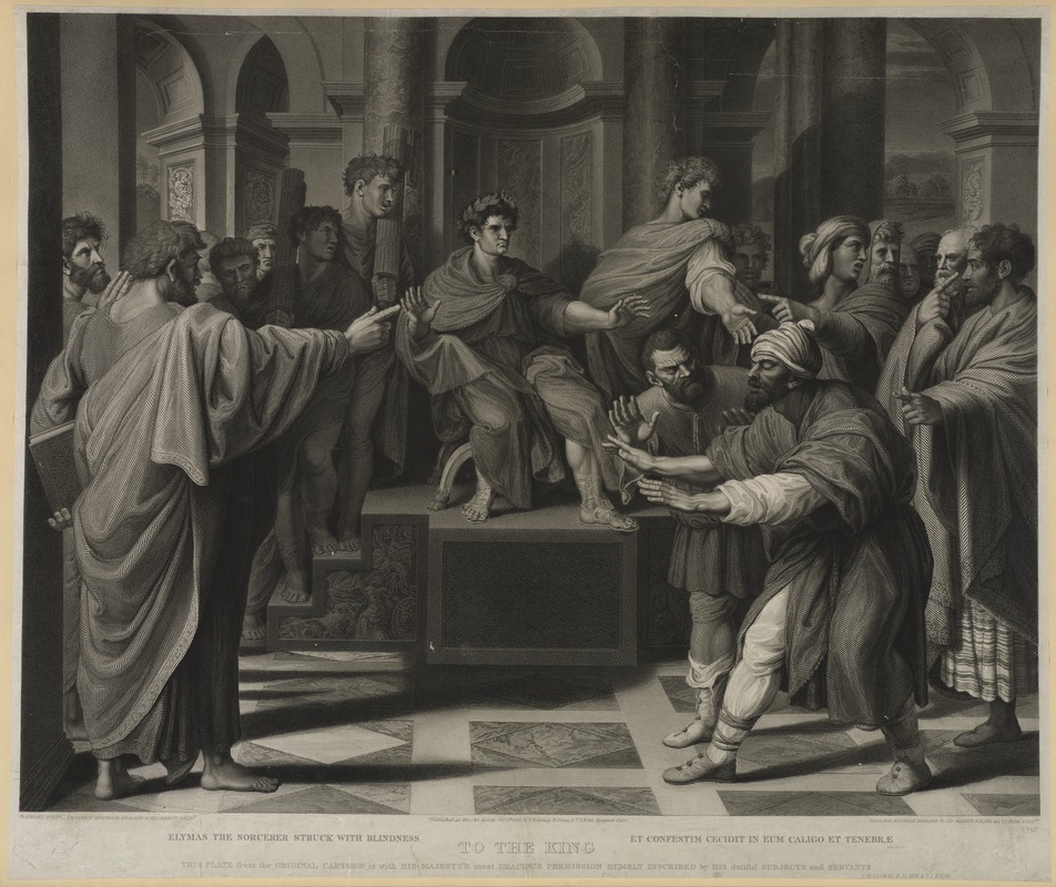 To The King: Elymas The Sorcerer Struck With Blindness - Digital ...