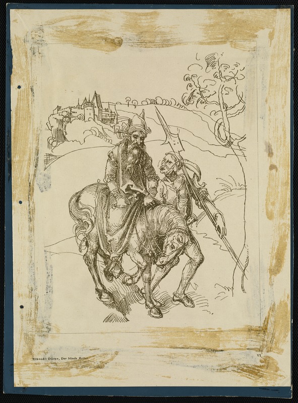 The Blind Knight, Albrecht Durer - Digital Commonwealth