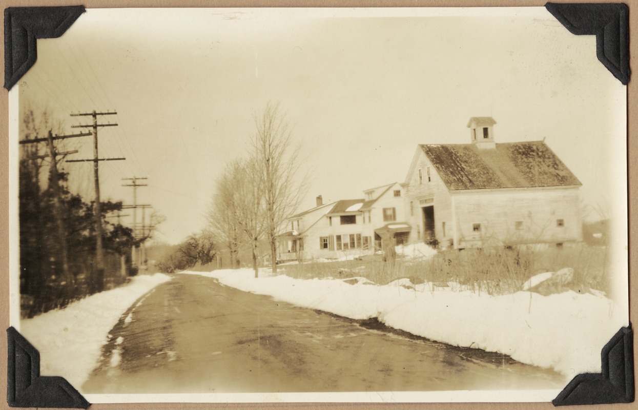 Residence of Mr. Thorwald O. Gartle, Lowell Street, burned Jan 15-1939 ...
