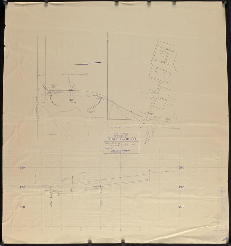 Plan & profile extension of Crane Park Dr. - Digital Commonwealth