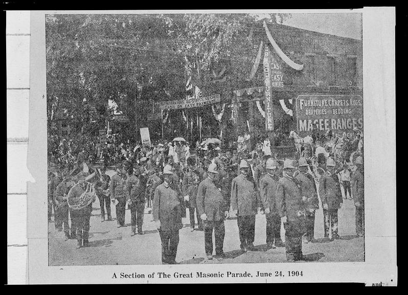 A section of The Great Masonic Parade, June 24, 1904 - Digital Commonwealth