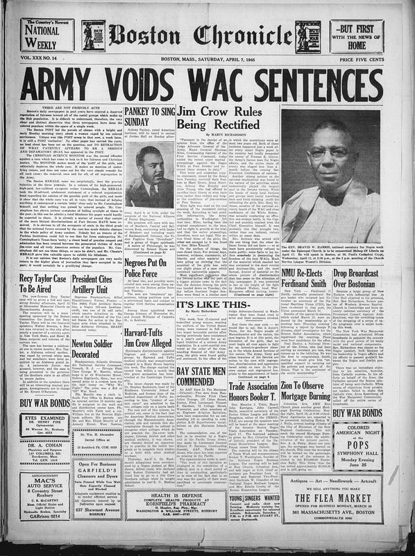 Boston Chronicle. April 07, 1945 - Digital Commonwealth