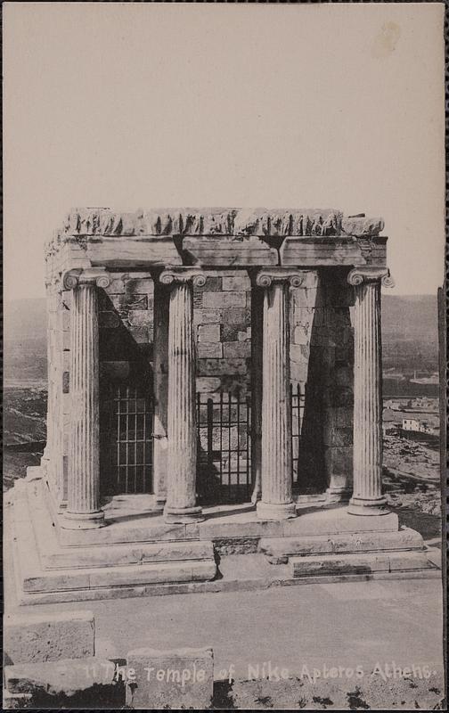 The temple of Nike Apteros Athens - Digital Commonwealth