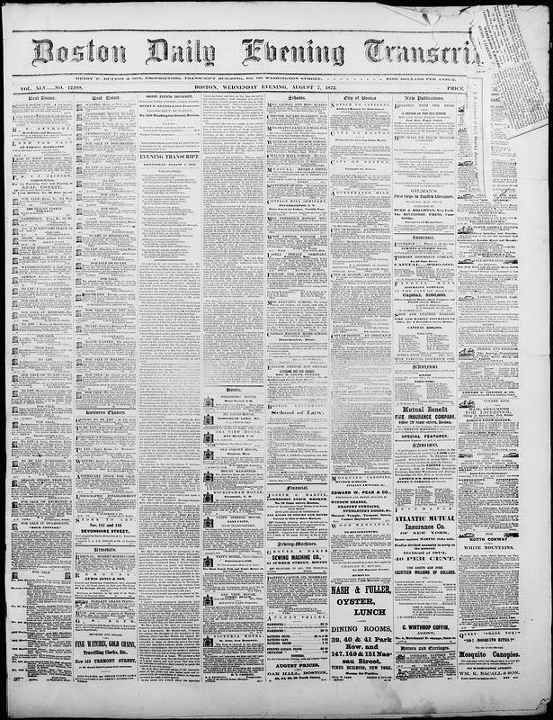 Boston Daily Evening Transcript - Digital Commonwealth