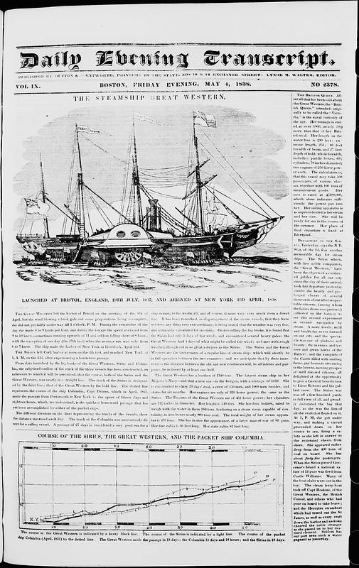 Daily Evening Transcript. May 04, 1838 - Digital Commonwealth