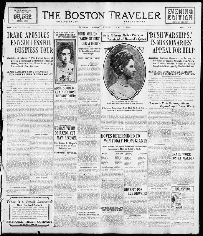 The Boston Traveler. May 07, 1909 - Digital Commonwealth
