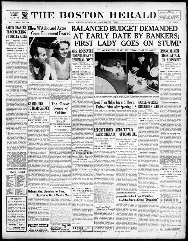 Boston Herald. October 26, 1934 - Digital Commonwealth